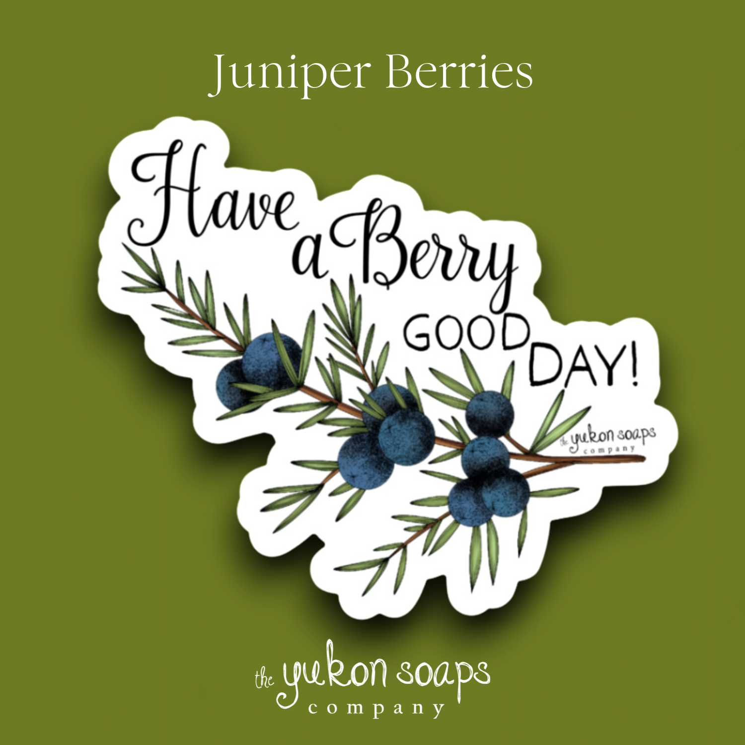Juniper Berries Sticker